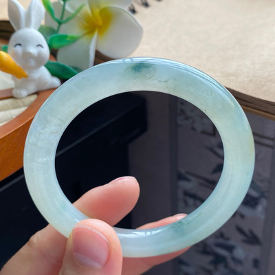 3.10批382号55.1-9.5冰绿果冻圆条！温温柔柔的浅绿色！