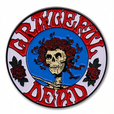 Grateful Dead感恩而死摇滚乐队徽章金属胸针配饰周边配饰挂件