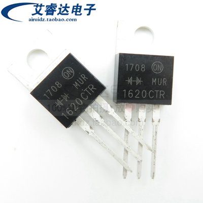 全新国产 MUR1620CTRG 直插 TO220 16A200V 快恢复二极管