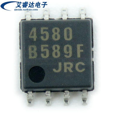 原装 NJM4580M-TE1 JRC4580 NJM4580M 4580 SOP8贴片8脚 放大器