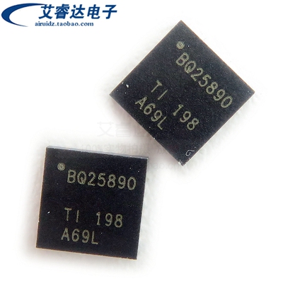 全新原装 BQ25890RTWR 丝印BQ25890 贴片QFN24 电池管理芯片
