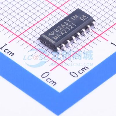 MAX232x双EIA-232驱动器/接收器 MAX232IDR SOIC-16 RS232芯片 全
