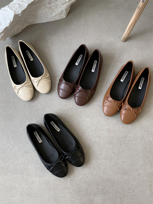 韩版平底小众单鞋仙女2024