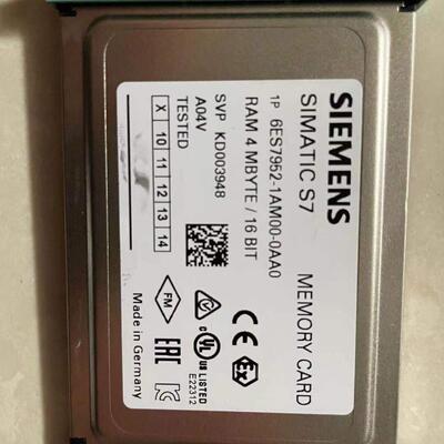 6ES7952-1AM00-0AA0 存储卡 工控配件 RAM 4MBYTE 16 BIT议价维修