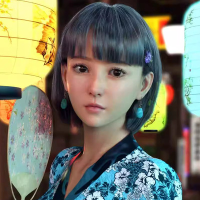 DAZ资源 Vo Mieko for G8.1 Females 亚洲女孩体型 (仅体型) IM