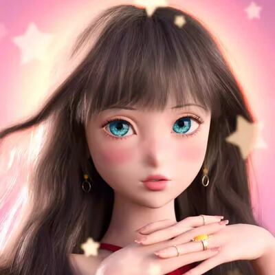 DAZ资源CHB Ruby and Expressions for G9 卡哇伊少女 (仅体型)IM