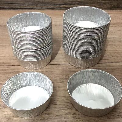 500个Y44Y45Y47月饼铝托法式乳酪月饼托蛋糕锡纸杯钵仔糕盘挞托盘