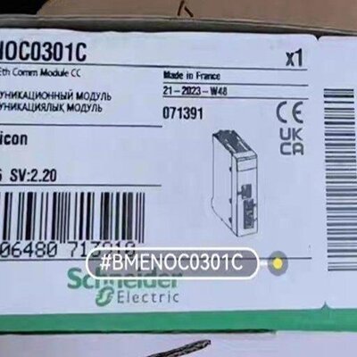 施耐德BMENOC0301C以太网通讯模块，全新原装正品。施议价