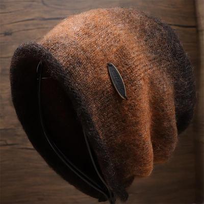 大头围帽子女保暖冷帽