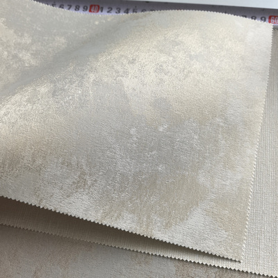 复古驼咖斑驳工业风仿鎏金板墙布