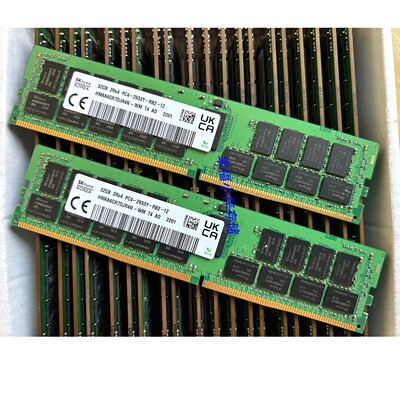 SK海力士 32G 2RX4 PC4-2666 2933 3200 DDR4 ECC REG 服务器内存