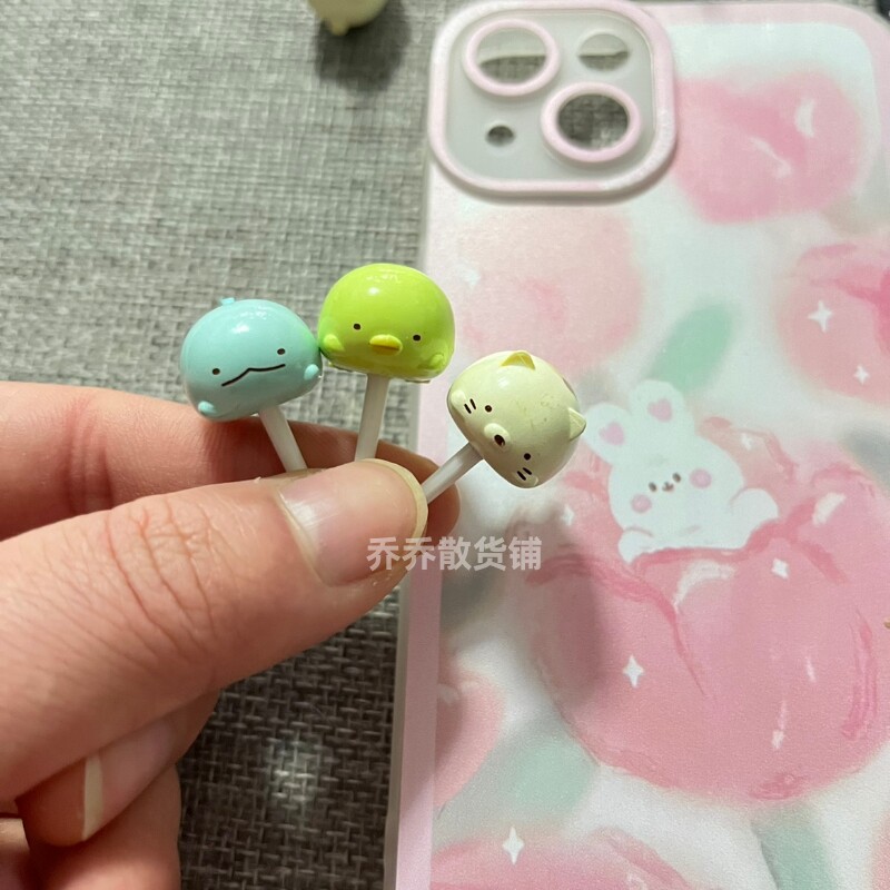 散货diy奶油胶手机角落公仔气球生物配件微景观装饰现货