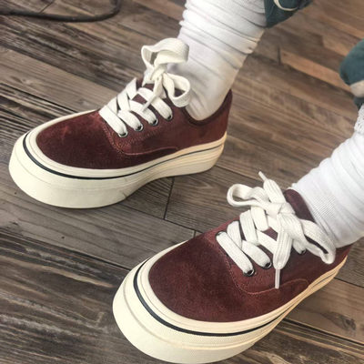 FFG  8222 春季新品真皮休闲百搭系绳女士鞋子