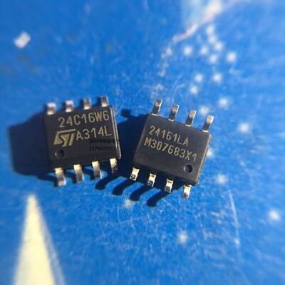 全新ST M24C16-WMN6T 24C16W6 SOP8脚 全新储存器芯片 可代烧录