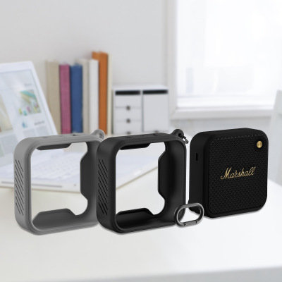 马歇尔户外蓝牙音响遥控硅胶壳保护套MARSHALL WILLEN边框防摔罩