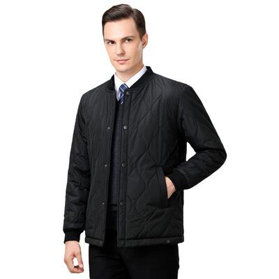 冬新款绒保暖加棉衣8388-J男中立短款防寒棉服领夹棉大年码爸爸外