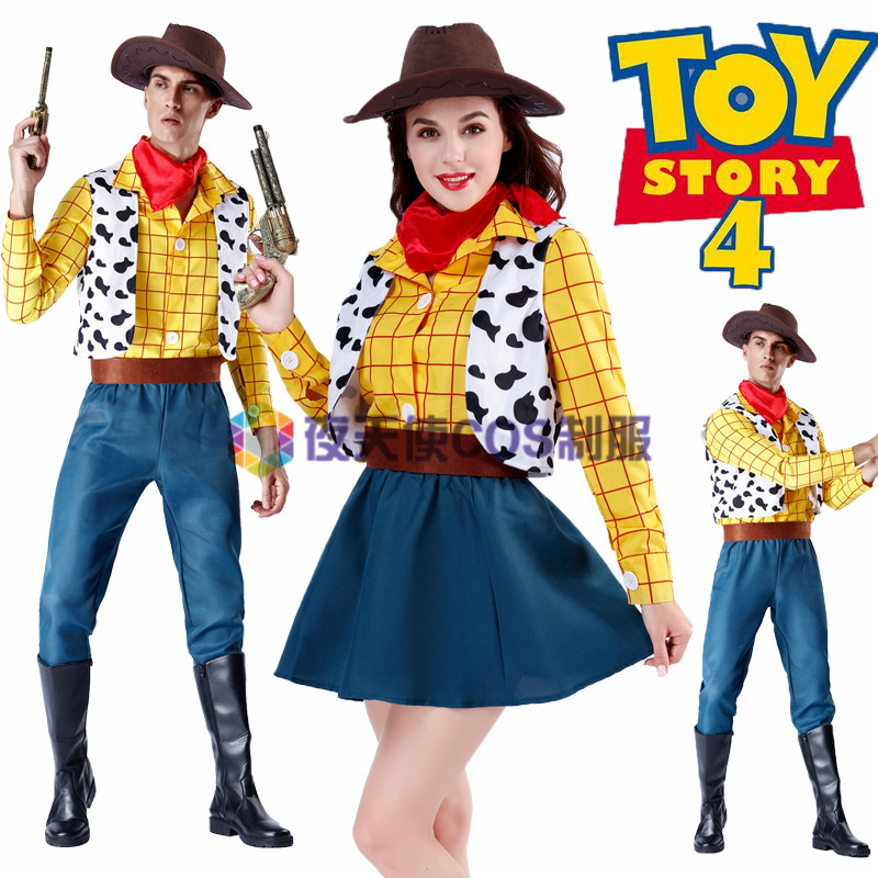 玩具总动员4成人儿童胡迪Woody牧羊女BoPeep翠丝Jessi角色扮演服