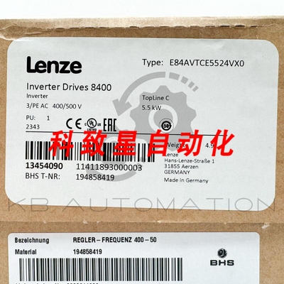 工业配件E84AVTCE5524VX0 13454090 194858419 8400 STATELINE
