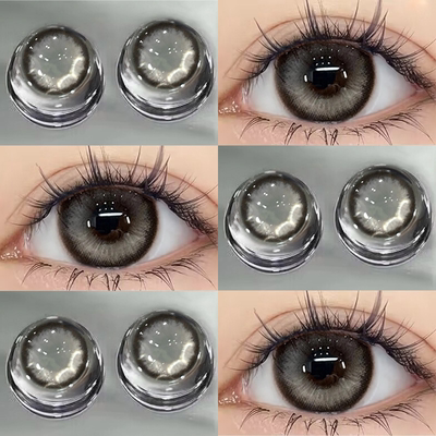 2026新款美瞳日抛30片灰绿色混血感大直径10片装HC官网隐形眼镜TN