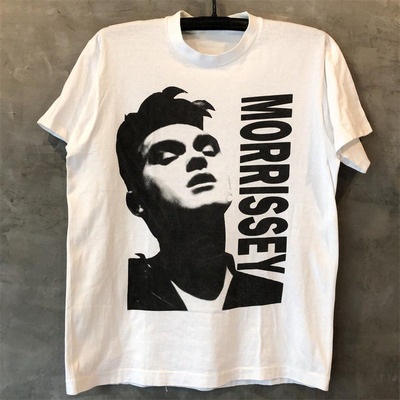 MORRISSEY白色男女短袖t恤