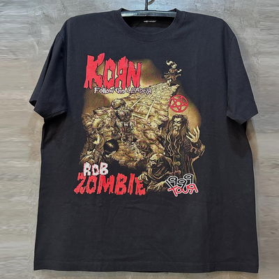 科恩罗伯僵尸乐队美式短袖T恤潮