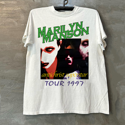 MarilynManson美式暗黑纯棉短袖