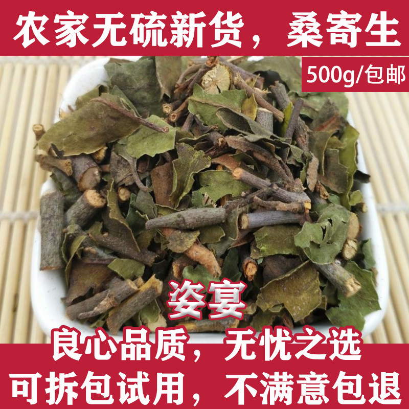 桑寄生 中药材中草药 野生寄生500g克新货 可磨桑寄生粉 桑寄生茶