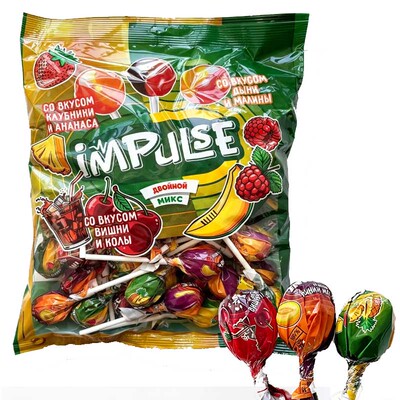 俄罗斯进口IMPULSE混合口味棒棒