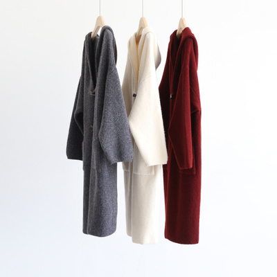 秋冬韩版学院风减龄针织中长款宽