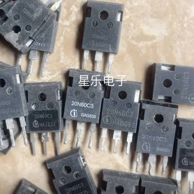 SPW20N60C3 20N60 N沟道场效应TO-247 600V 20A 原装进口拆机
