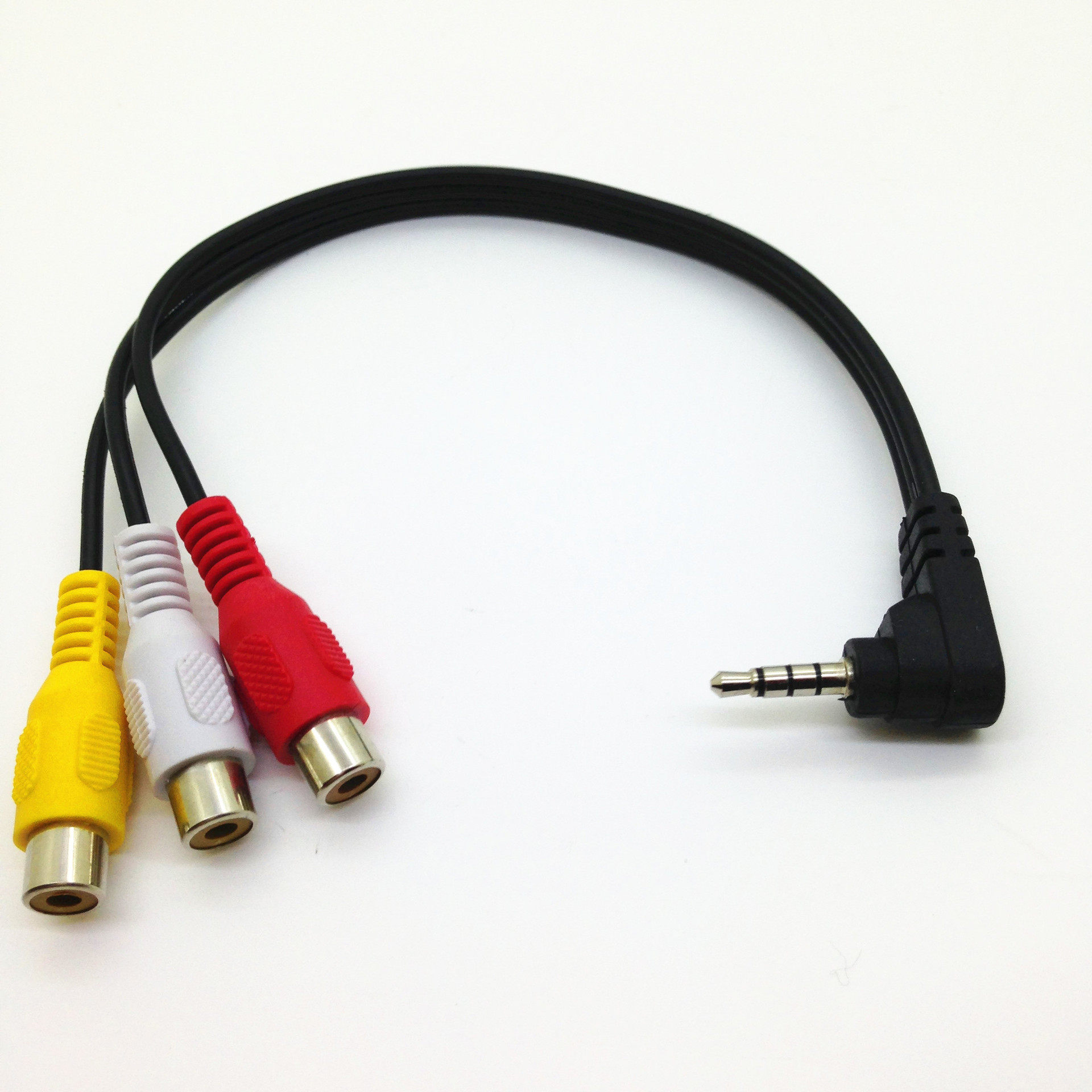 DC3.5四极公RCA母*3CABLE AV色差线音频线视频线液晶电视连接线