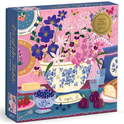 （现货）正版galison 餐桌艺术 金箔装饰 500片 美国进口拼图