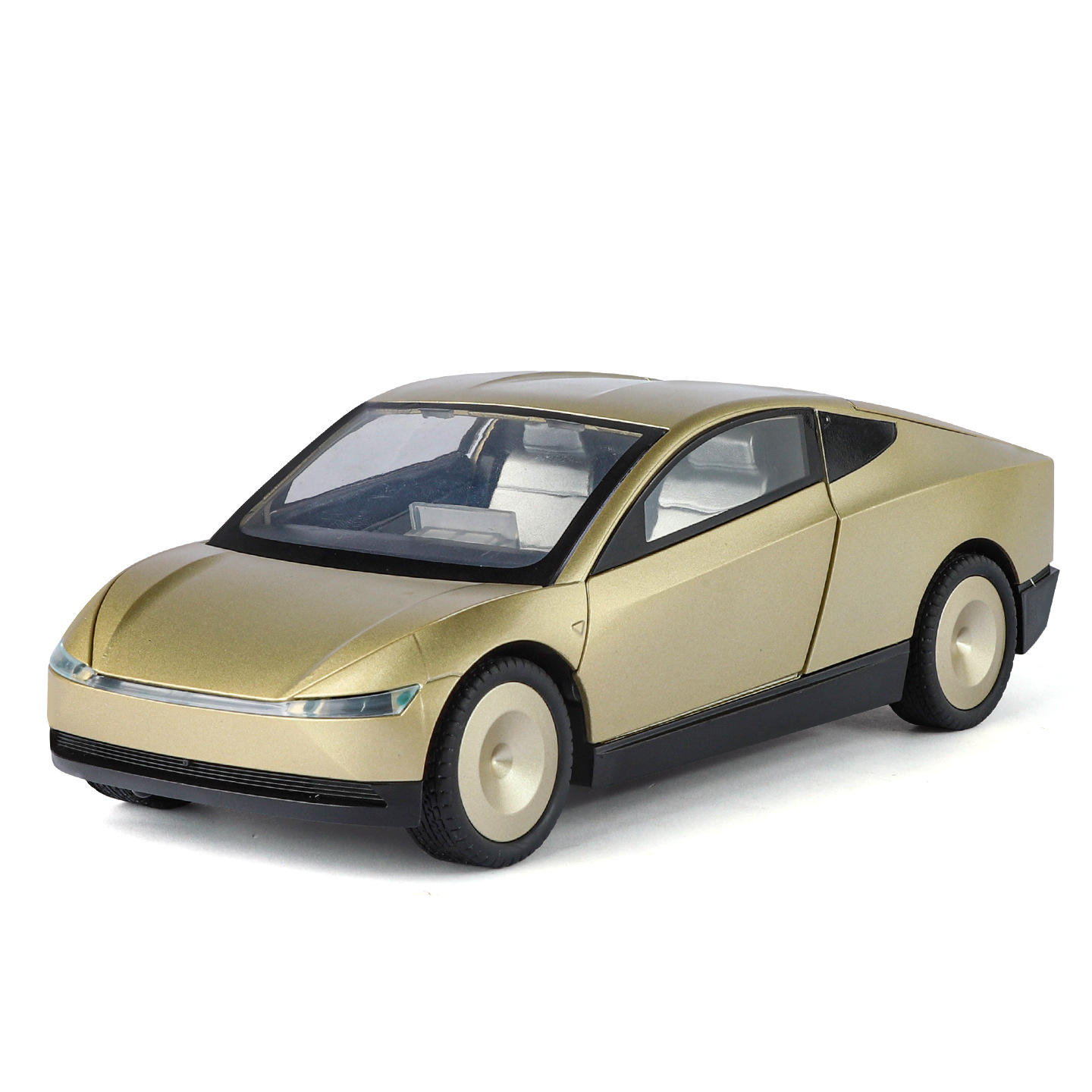 新款 1:24新能源合金车电车模型仿真玩具灯光收藏车载摆件