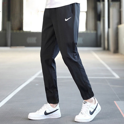Nike耐克官方速干长裤男梭织轻薄训练透气跑步直筒运动裤子FB7491