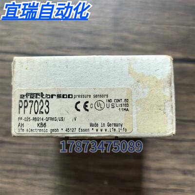 全新原装正品 IFM PP7023 压力传感器 现货销售