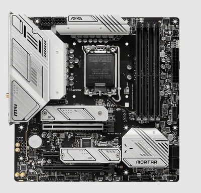 微星MAG B760M MORTAR MAX WIFI迫击炮D4主板1700支持12/13/14代