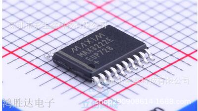 原装正品 MAX3222E MAX3222EEUP MAX3222ECUP TSSOP20贴片 收发器