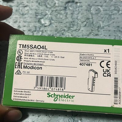 议价模拟量模块TM5SAI4LTM5SAI2HTM5SAI4PH