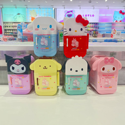 MINISO名创优品 Sanrio characters系列迷你冰箱收纳桌面整理摆件