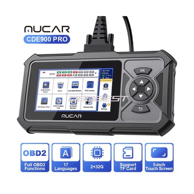 海外版 MUCAR CDE900 PRO Auto OBD2 Diagnostic Scanner ABS TCM