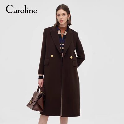CAROLINE/卡洛琳2023秋季毛呢外套女大衣专柜正品P648802D-6580