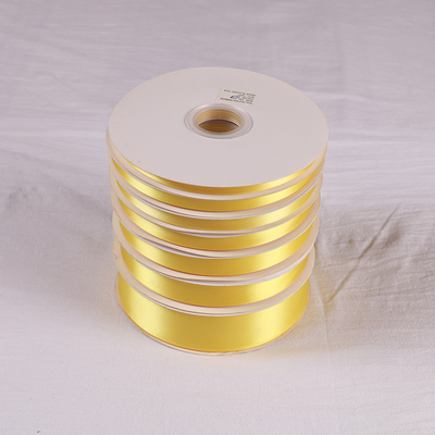 黄色0.6.1.2.54cm婚庆织丝带烘焙圣诞礼物包装饰鲜花艺绑绸缎彩带