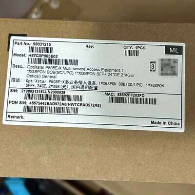 议价未封的OptiXstar P805E-X多业务接入可维修