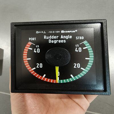 康比利舵角指示器，COMPLEE ±45 RUDDER AN