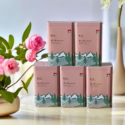 华蓥山上松林下的高山茶茉莉花茶100g