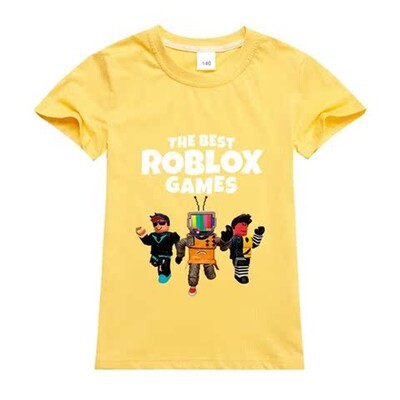 roblox纯棉短袖T恤童装