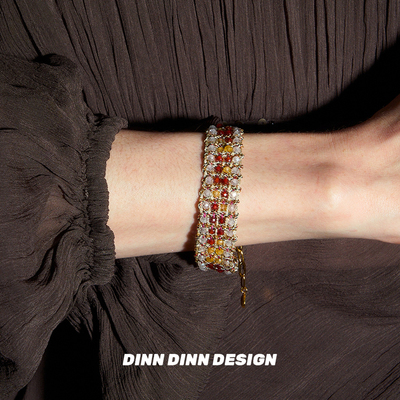 Dare买手店 DINN DINN DESIGN 红白经典配色串珠手链原创高级首饰