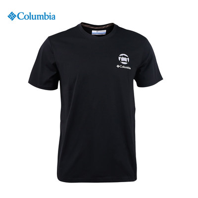 春夏款Columbia哥伦比亚男士户外运动休闲速干圆领短袖T恤AE0960