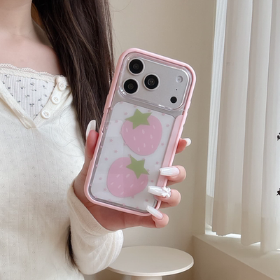 网红翻盖支架防摔手机壳