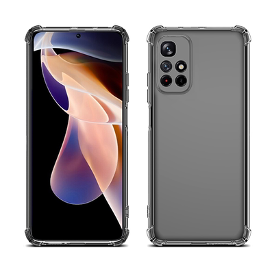 红米note11pro手机壳透明防摔小米note11硅胶男女款软Redminote114g保护套气囊note115G外壳note11pro+手机套
